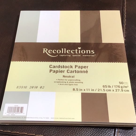 The Paper Studio | Office | Recollections Cardstock Paper 8 2 X 11 In ...